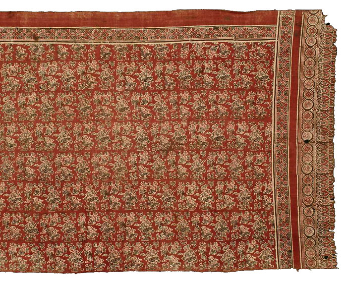 TAI Gallery/Textile Arts: Indian Textiles: Heirloom Textile Fragment